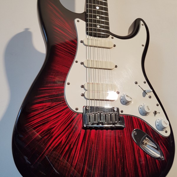 Vintage 1991 Fender Stratocaster Firestorm red Ultra strat - Hermanos ...